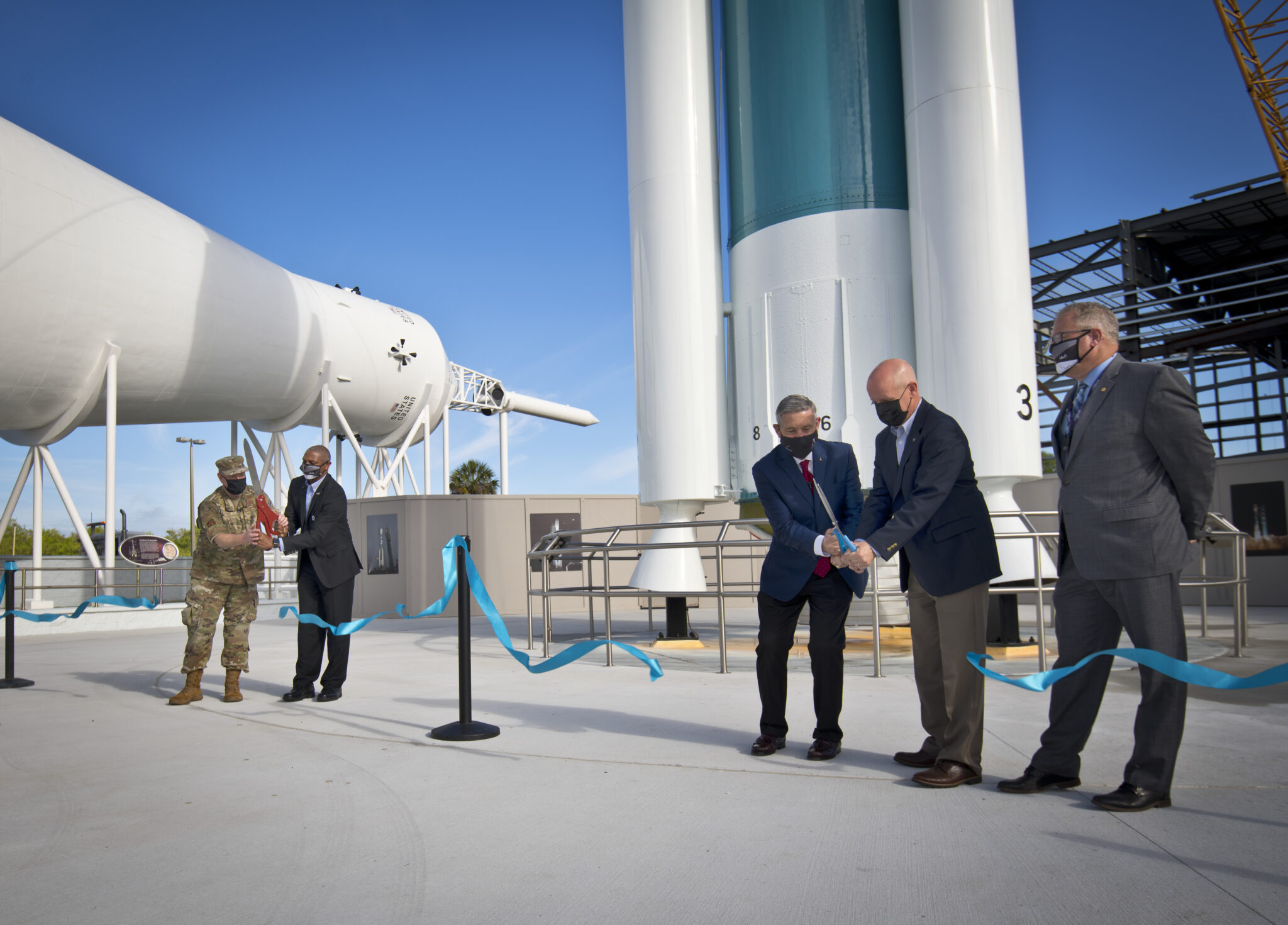 Delta II Ribbon Cutting at Rocket Garden - Kennedy Space Center Newsroom