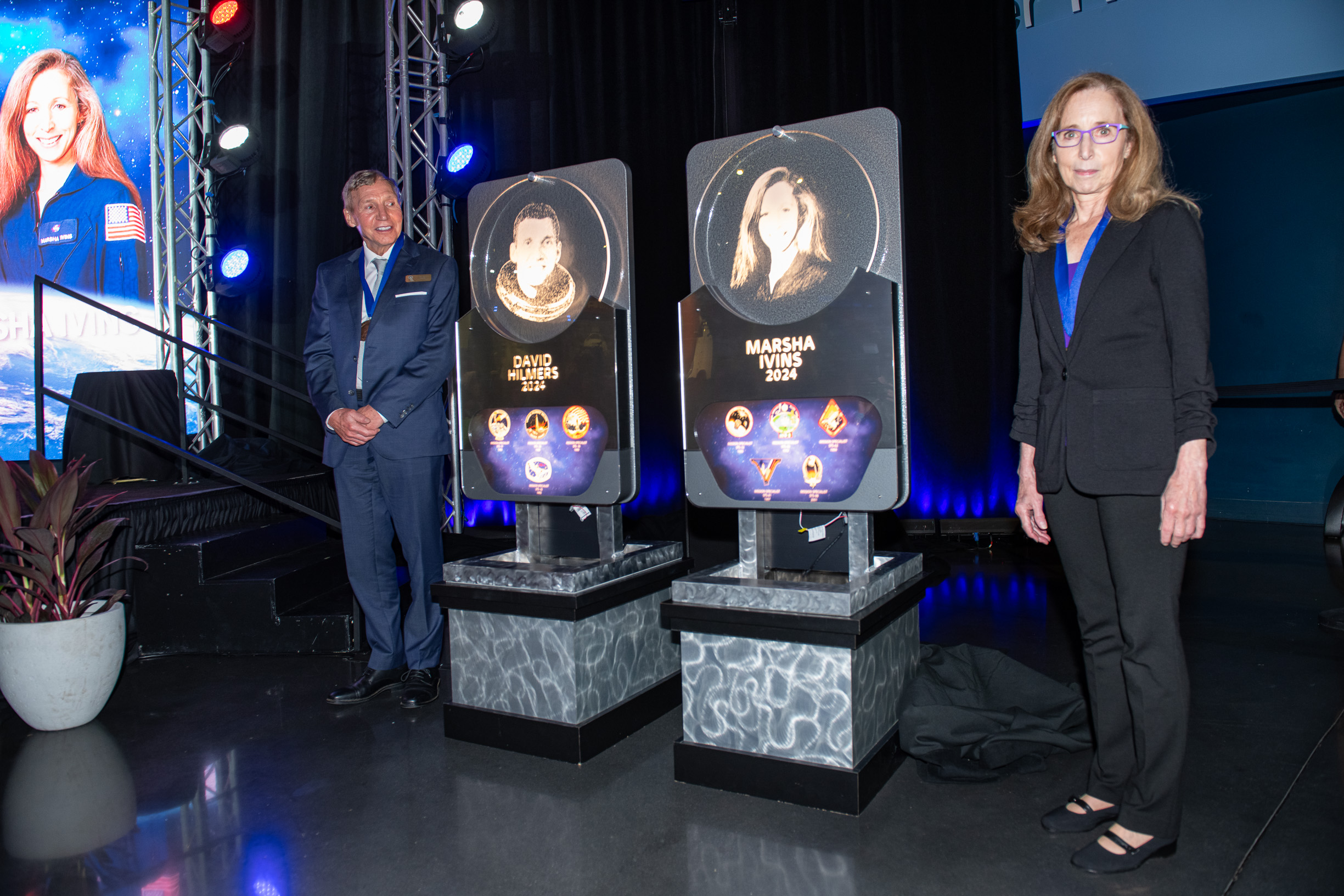 Veteran NASA Astronauts David Hilmers and Marsha Ivins Inducted Into U ...